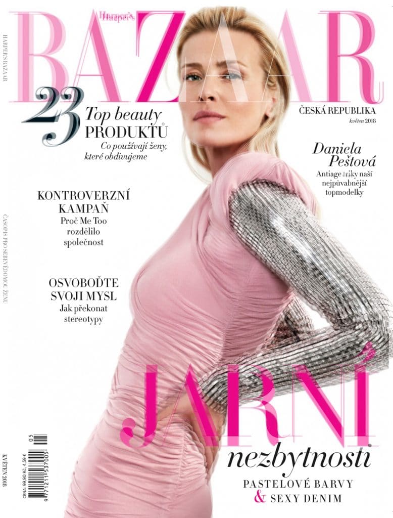 Harper’s Bazaar Czech May 2018 Daniela Pestova by Andreas Ortner ...