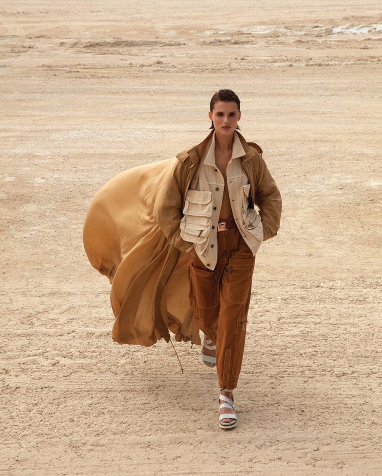 Camilla Akrans for Harper's Bazaar with Giedre Dukauskaite